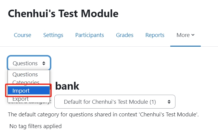 Importing questions through CSV format - Knowledge Base